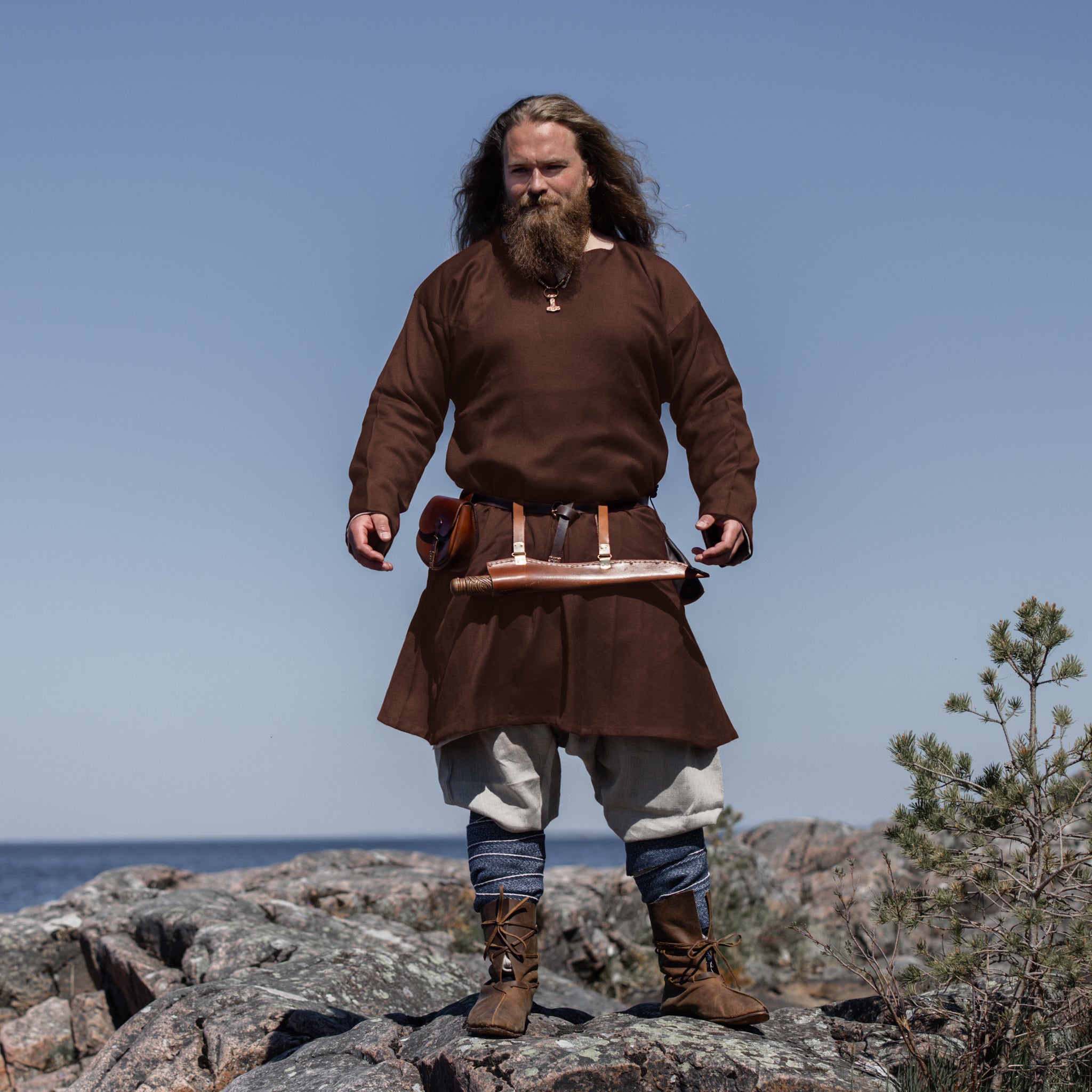 Viking Wool Kyrtill, Brown – Grimfrost Intl