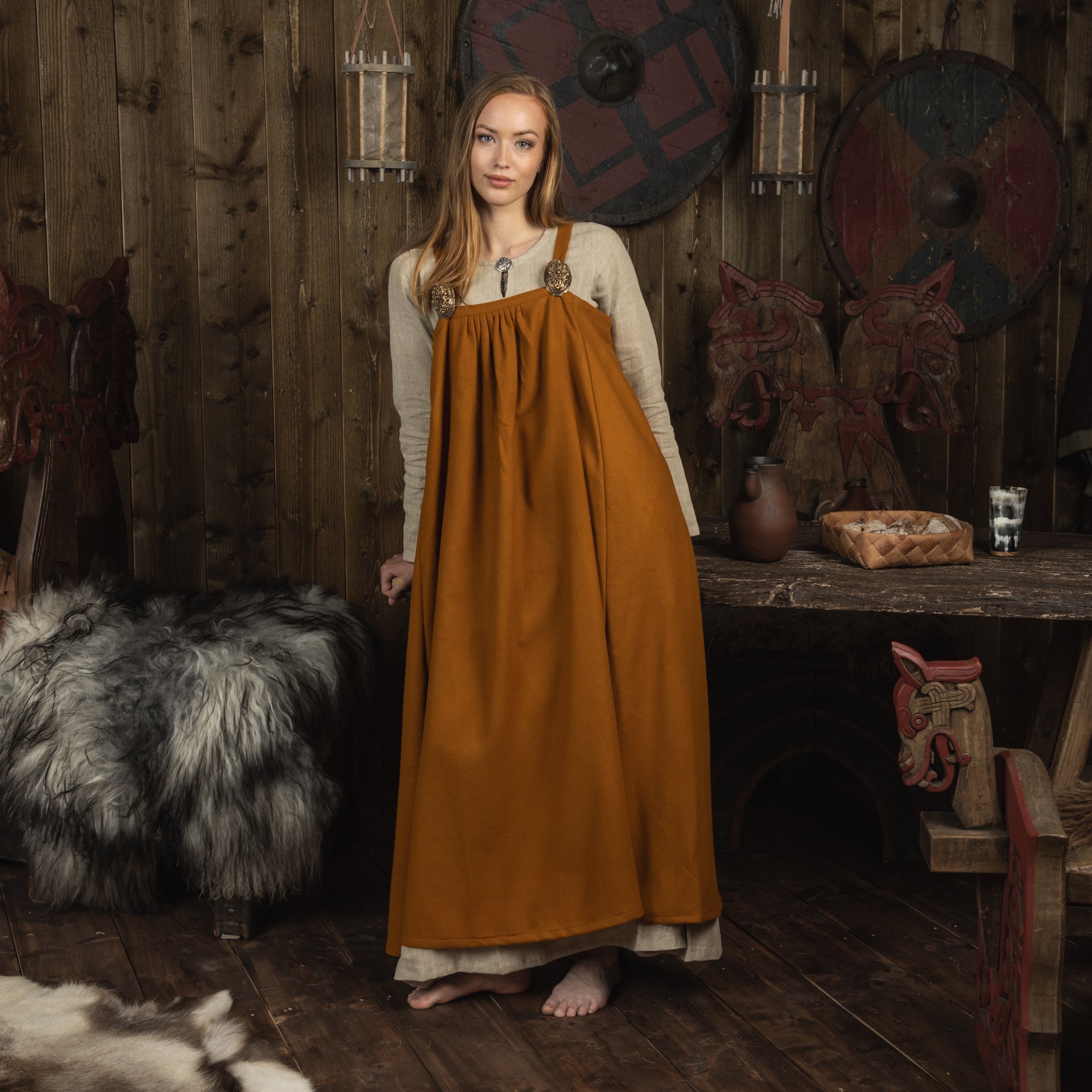 Gathered Smokkr, Mustard – Grimfrost Intl