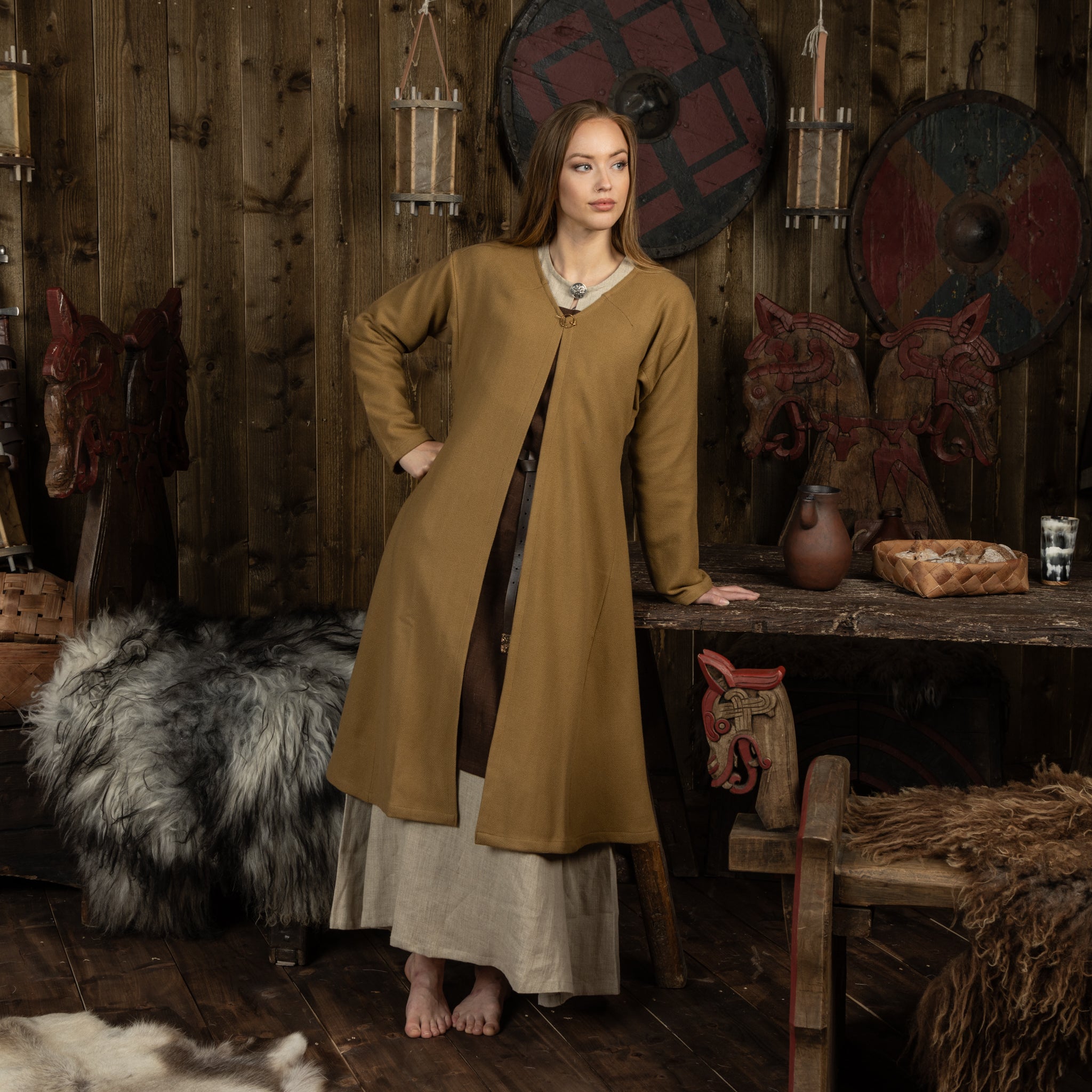 Birka Coat, Brown – Grimfrost Intl