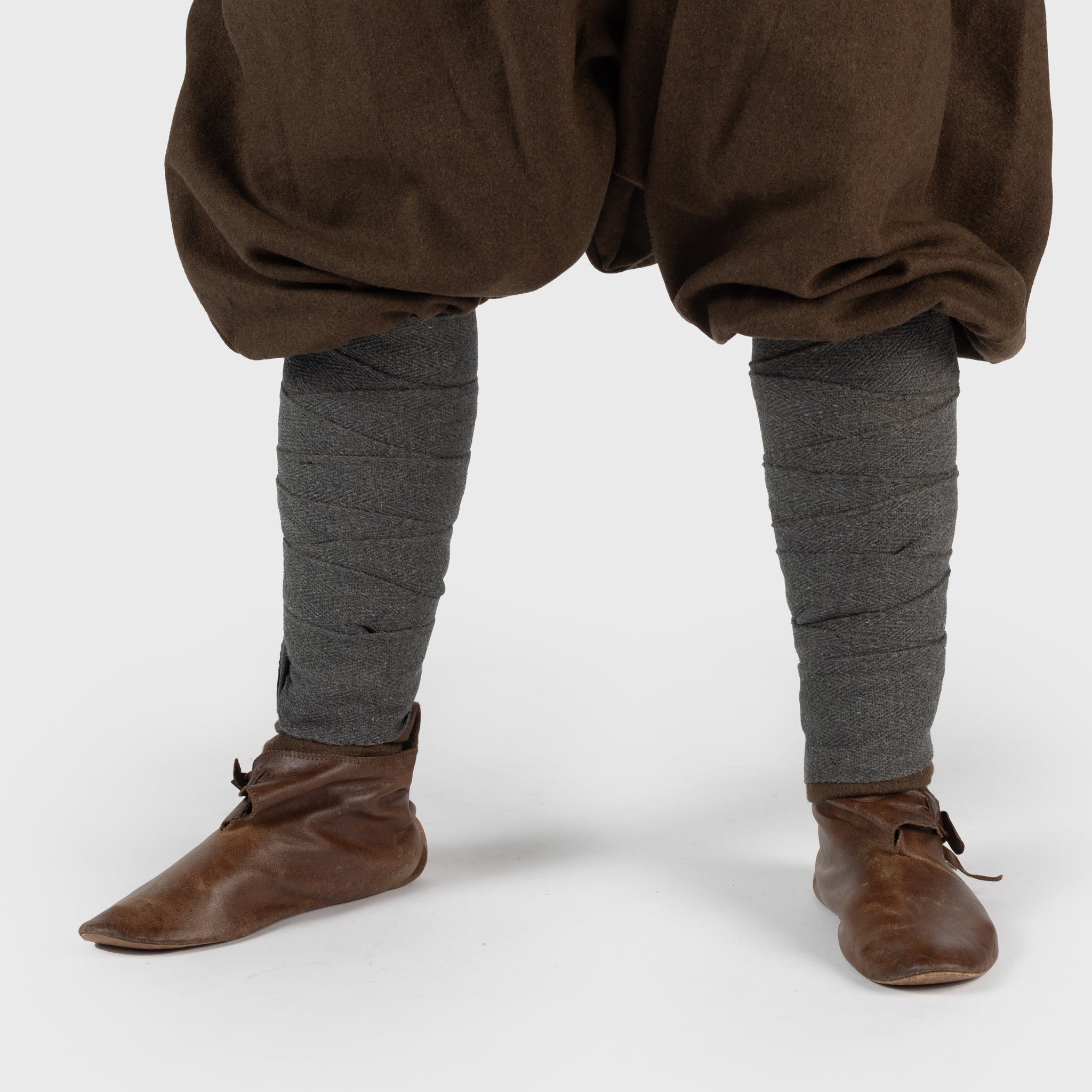 Viking Leg Wraps, Handwoven, Grey – Grimfrost Intl