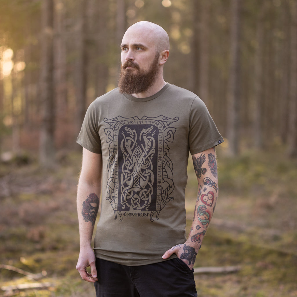 Premium Tee, Runestone, Green – Grimfrost Intl